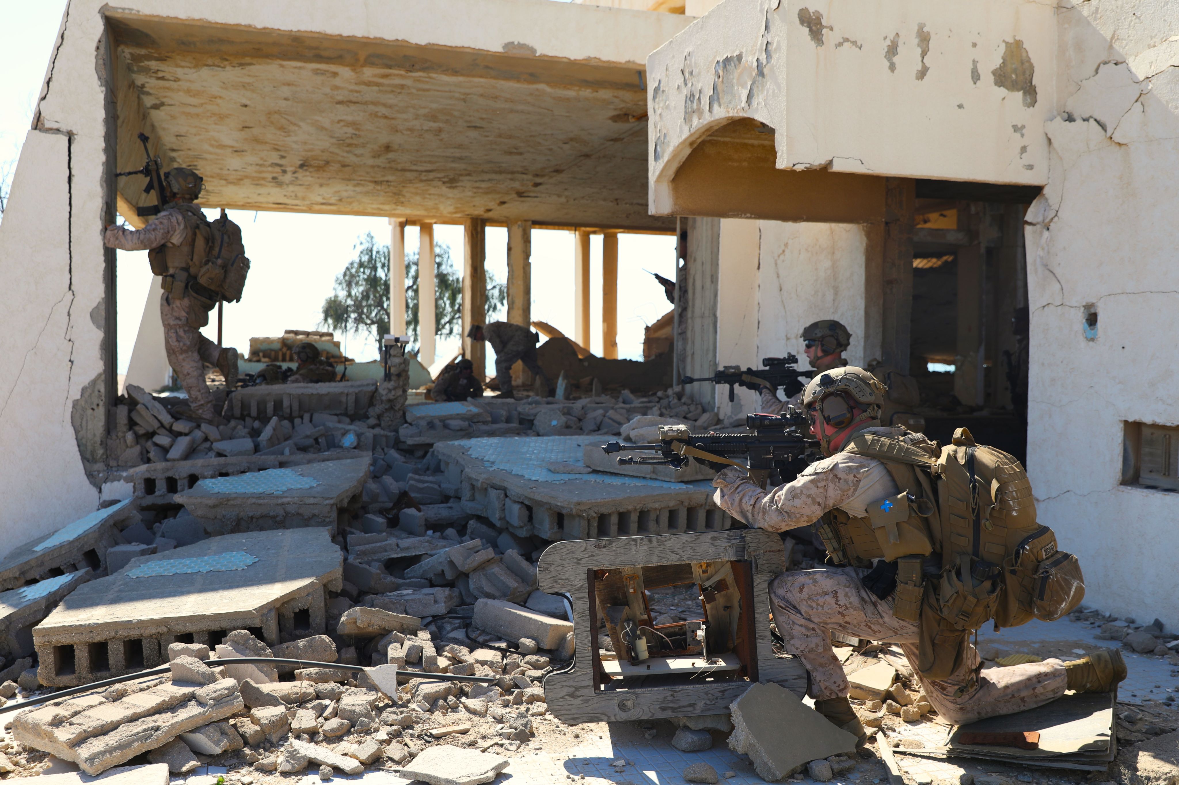 Outpost Emerald Island Exercise Eager Defender on Faylakah Island