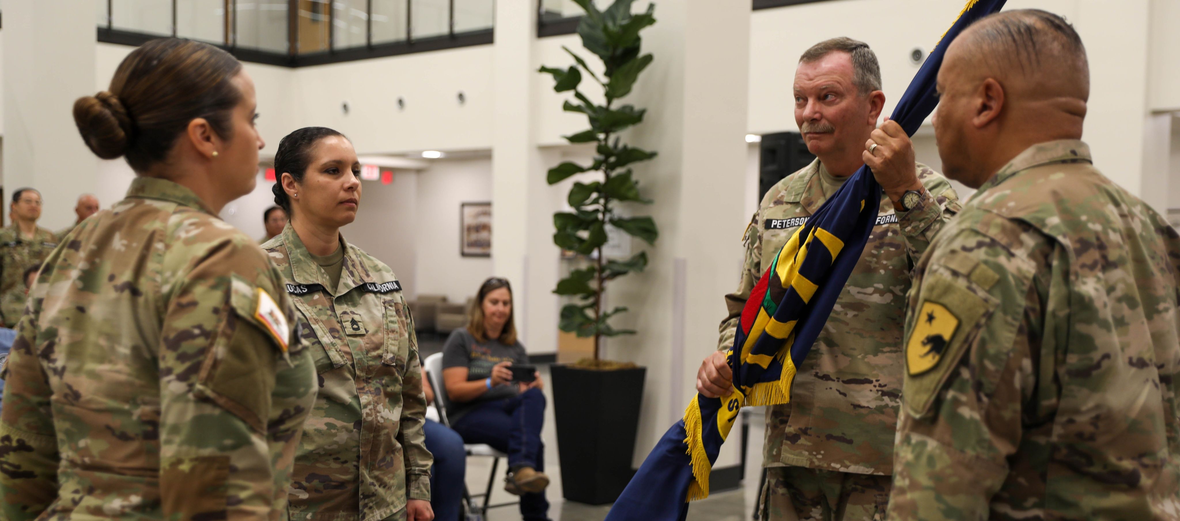 California State Guard welcomes new senior enlisted leader