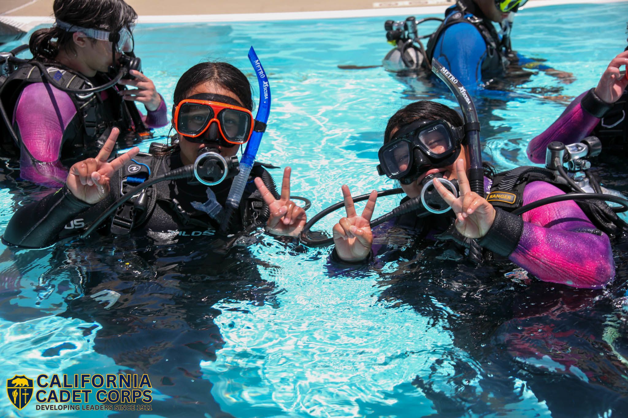 Diving Into Leadership - CACC Launches SCUBA Unit at Summer Encampment