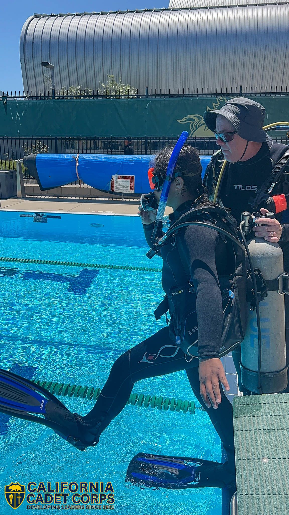 Diving Into Leadership - CACC Launches SCUBA Unit at Summer Encampment