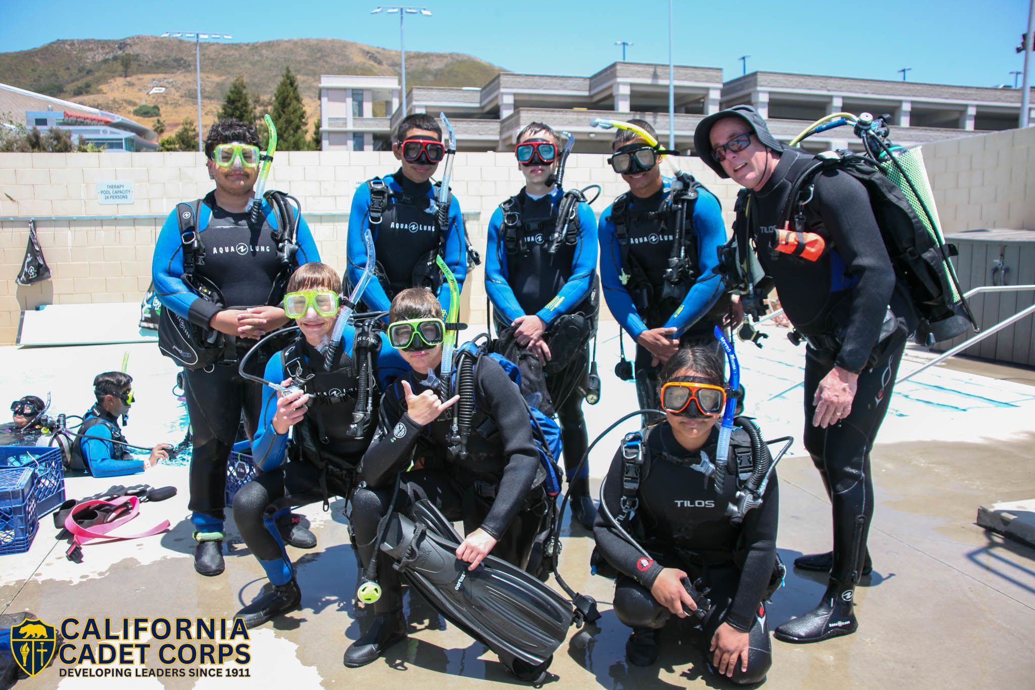 Diving Into Leadership - CACC Launches SCUBA Unit at Summer Encampment