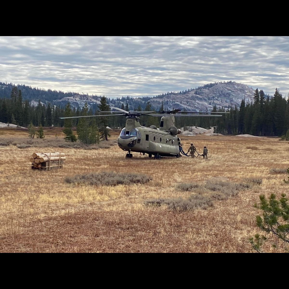 Flying Wild: Cal Guard supports Forest Service in supply drop