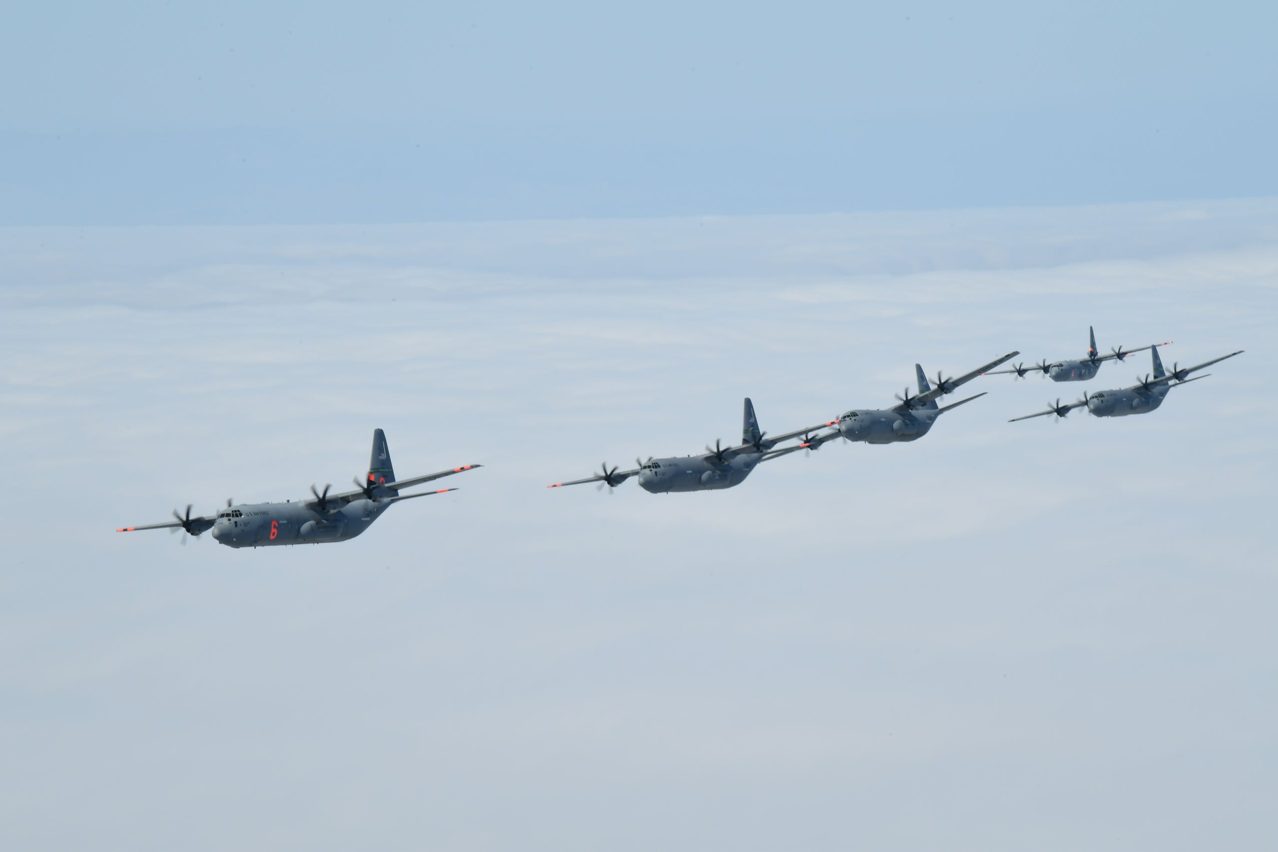 Hollywood Guard celebrates milestone with 6-ship formation flight
