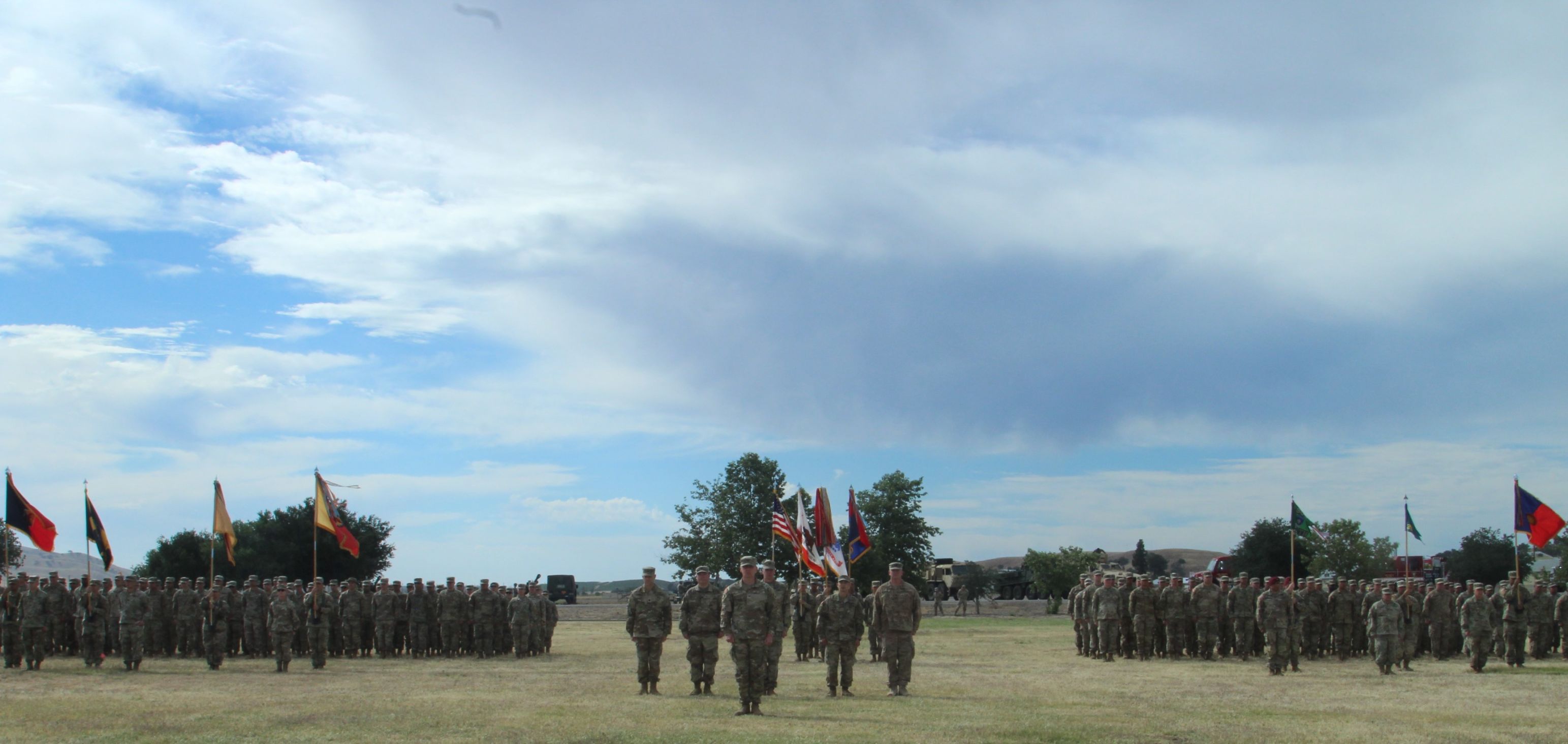 Story & Video: Passing of the Colors, 'Ball of Fire' burns on