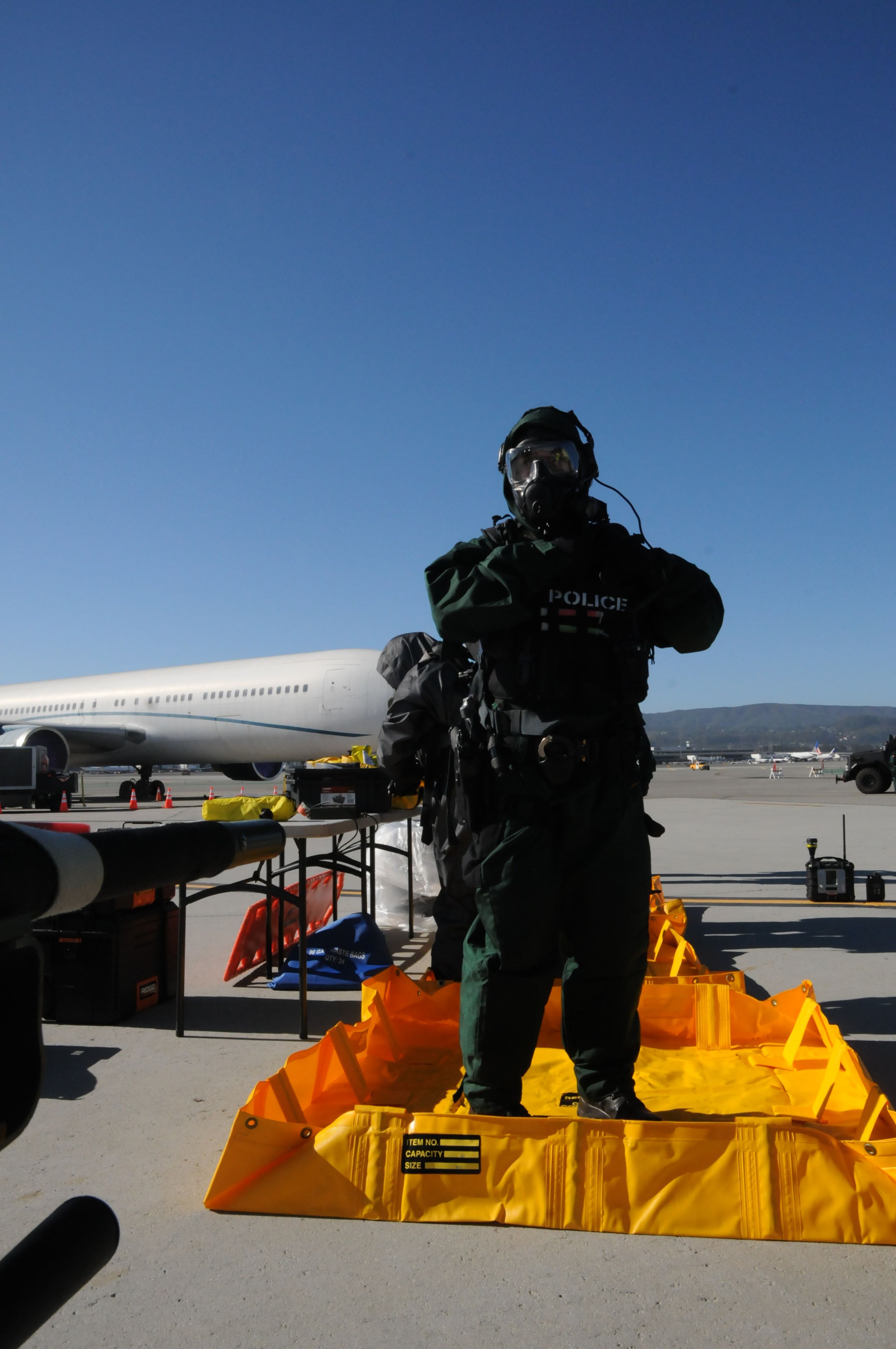 95th Civil Support Team engage in a CBRN/Hostage Rescue training exercise
